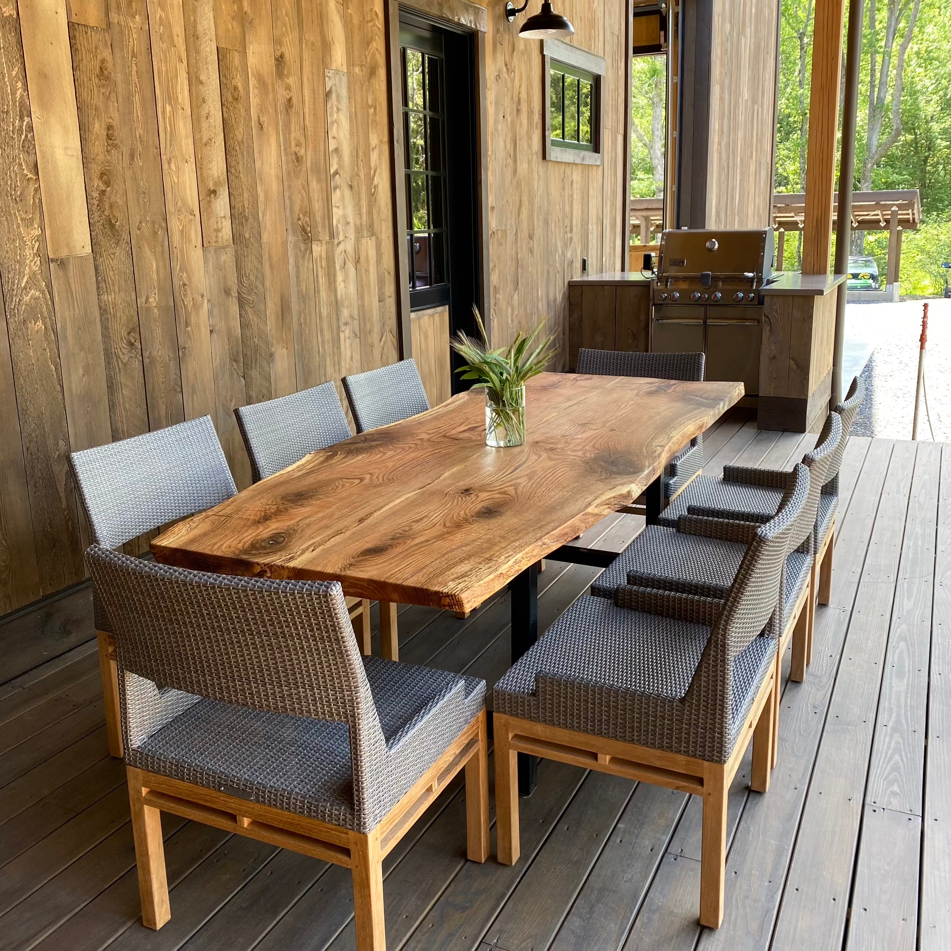 Handcrafted Rustic & Modern Live Edge Outdoor Furniture – 1 of A Kind ...