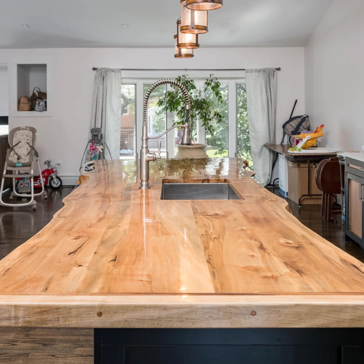 Handcrafted Rustic & Modern Live Edge Kitchen Furniture – 1 of A Kind ...