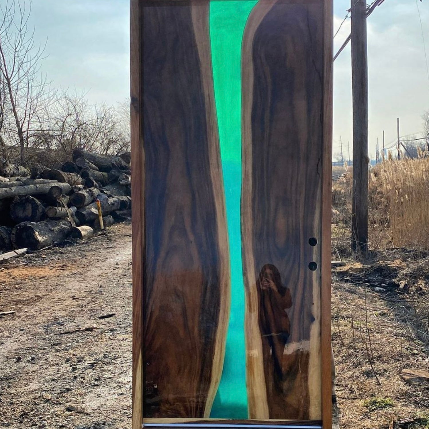 Handcrafted Rustic & Modern Live Edge Doors – 1 of A Kind Live Edge Slabs