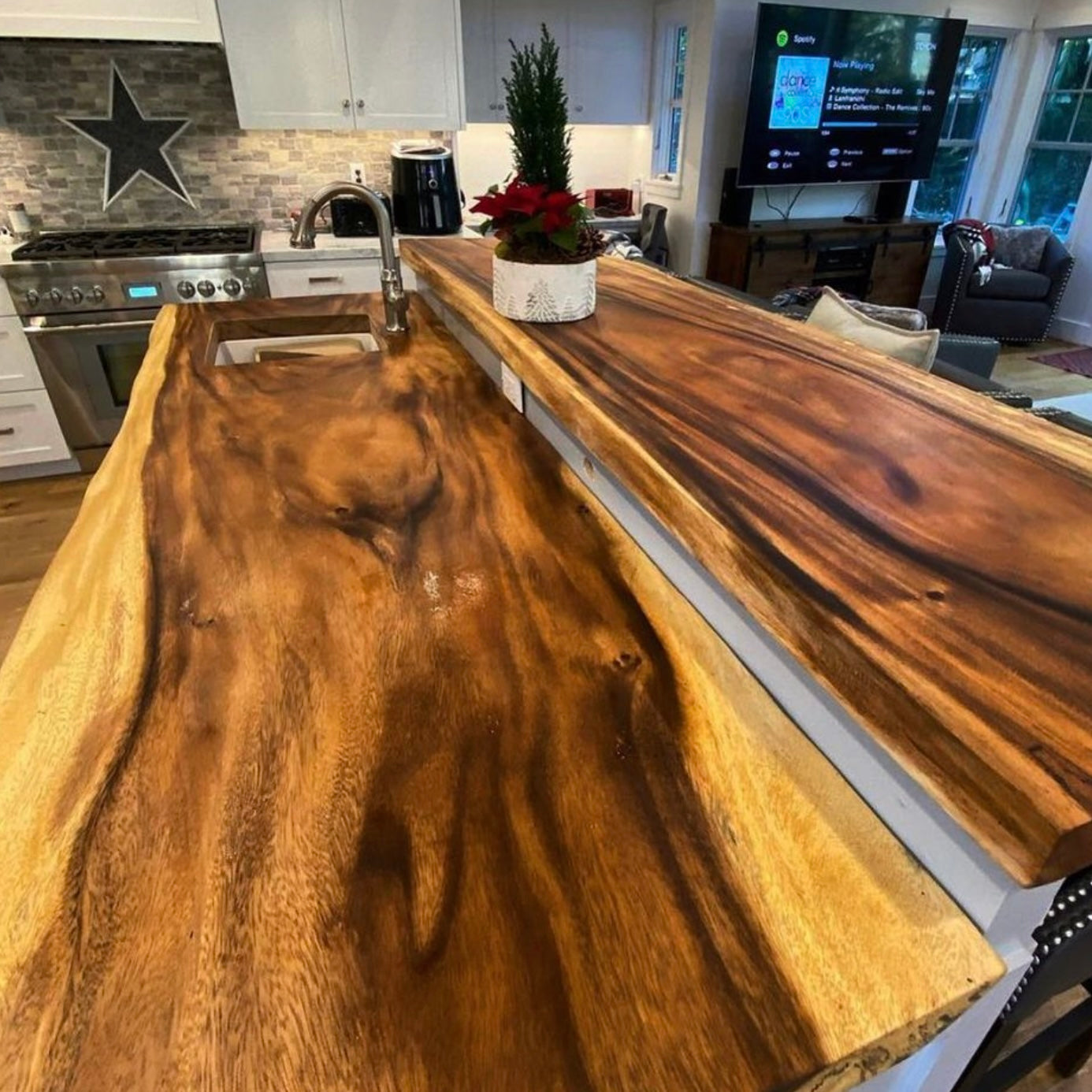 Handcrafted Rustic & Modern Live Edge Countertops – 1 of A Kind Live ...