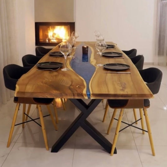 Handcrafted Rustic & Modern Live Edge River Tables – 1 of A Kind Live ...