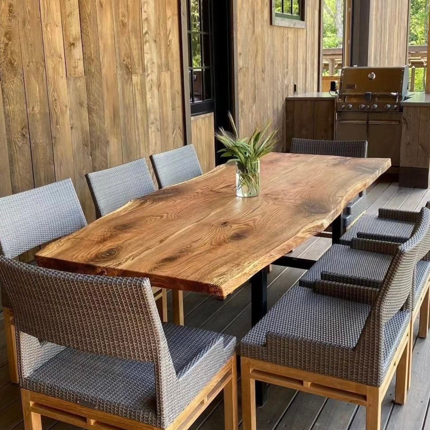 White Oak Live Edge Slab Live Edge Oak Slabs Boards Planks