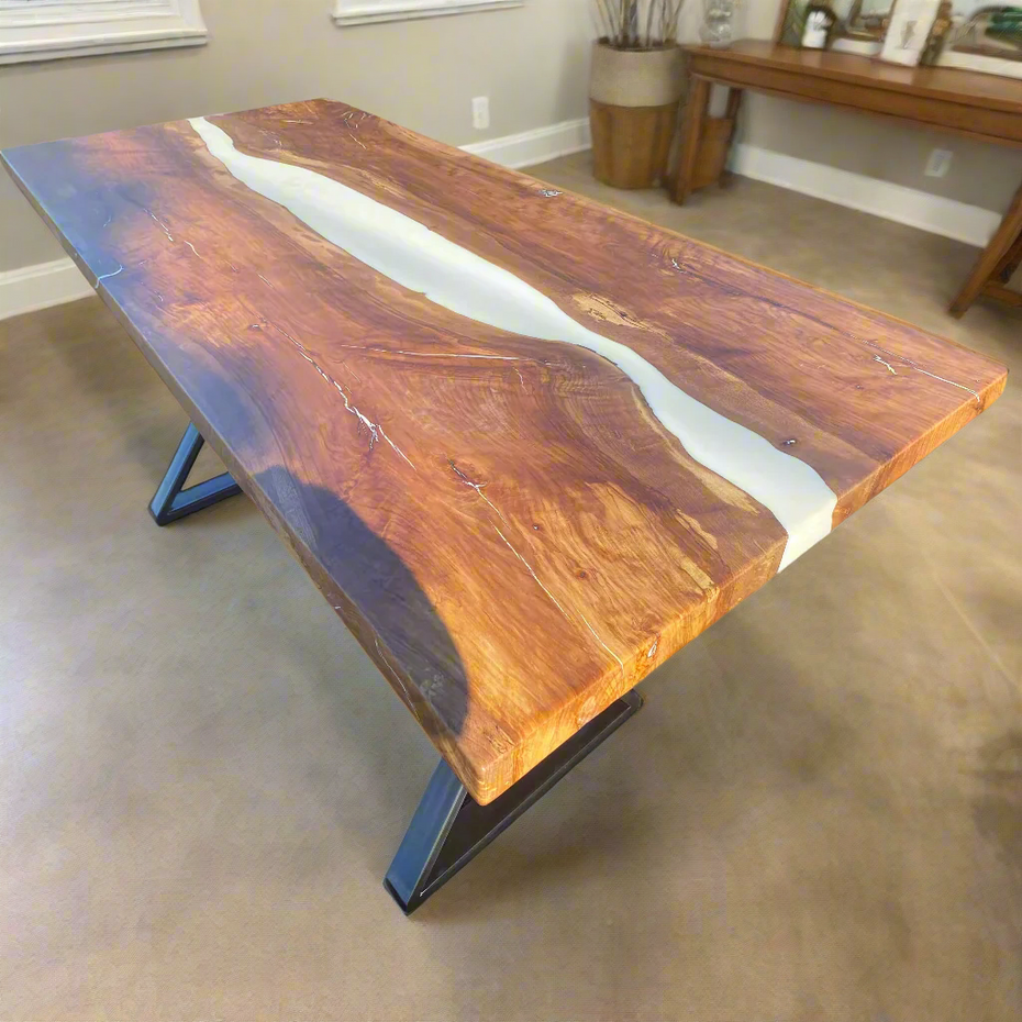 Handcrafted Rustic & Modern Live Edge River Tables – 1 of A Kind Live ...