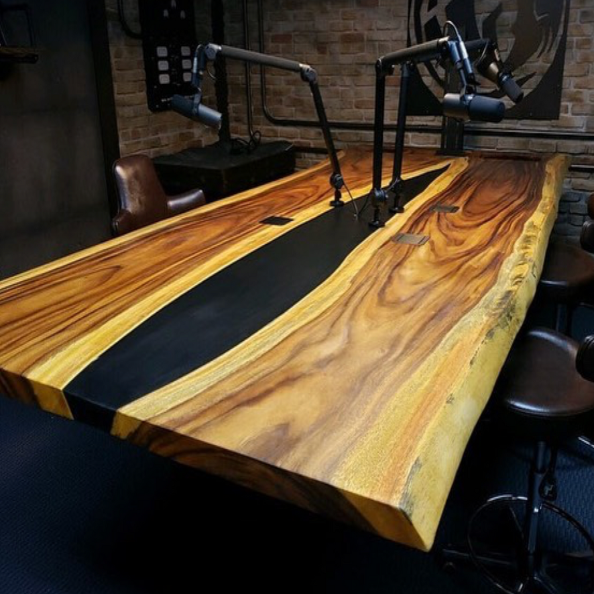 Handcrafted Rustic & Modern Live Edge Conference Tables – 1 of A Kind ...